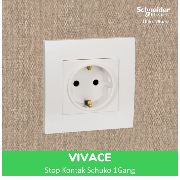 Stop Contact Schneider (Clipsal) 1 gang Type Vivace | Shopee Philippines