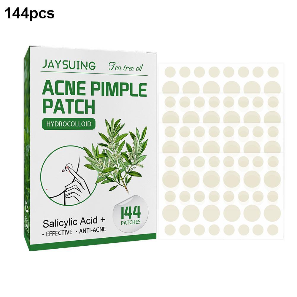 144pcs Tea Tree Oil Acne Patches Invisible Makeup Purifying Acne ...
