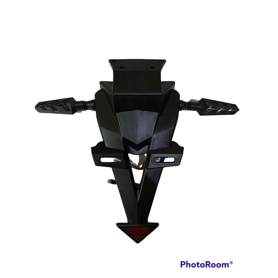 Package of racing rear fender spakboard plus led running signal ...