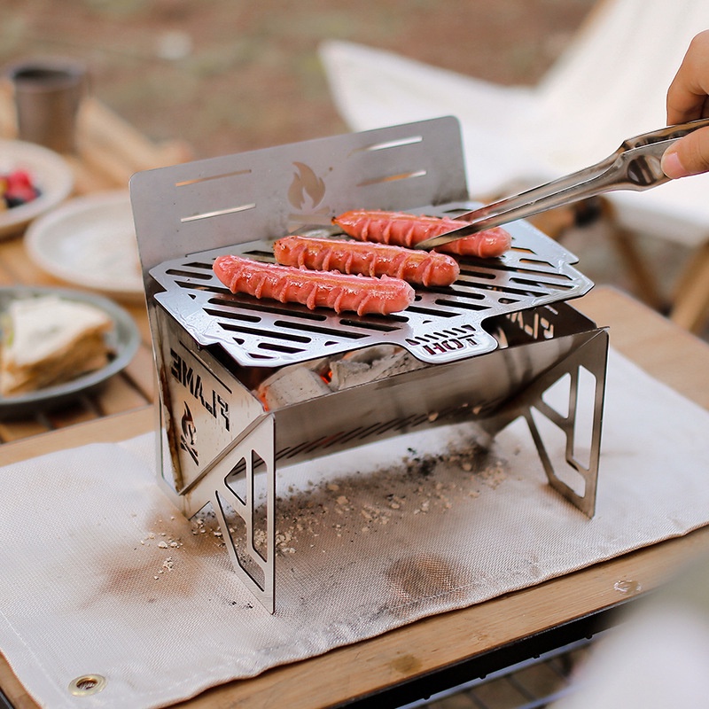 Outdoor Detachable Barbecue Grill Ultra-Lightweight Card Stove Heater ...