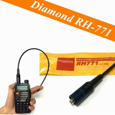 Diamond RH 771 Dual Band VHF/UHF Portable Antenna for Cignus Baofeng Pofung | Shopee Philippines