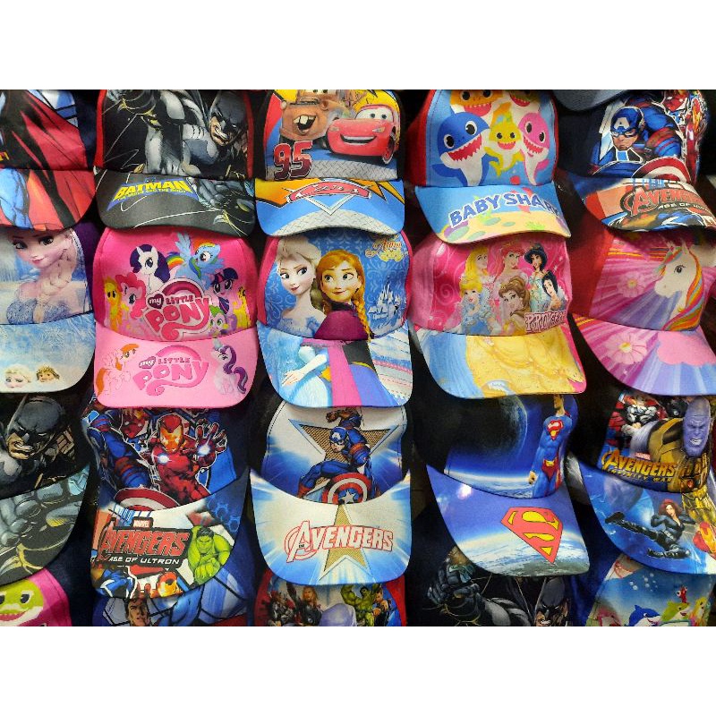 cute cap cartoon character fashion cap for kids boy/girl cartoon ...
