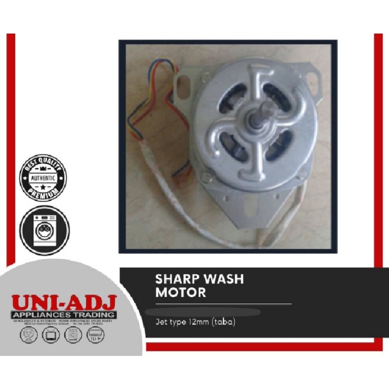 Original Sharp Wash motor 12mm | Shopee Philippines