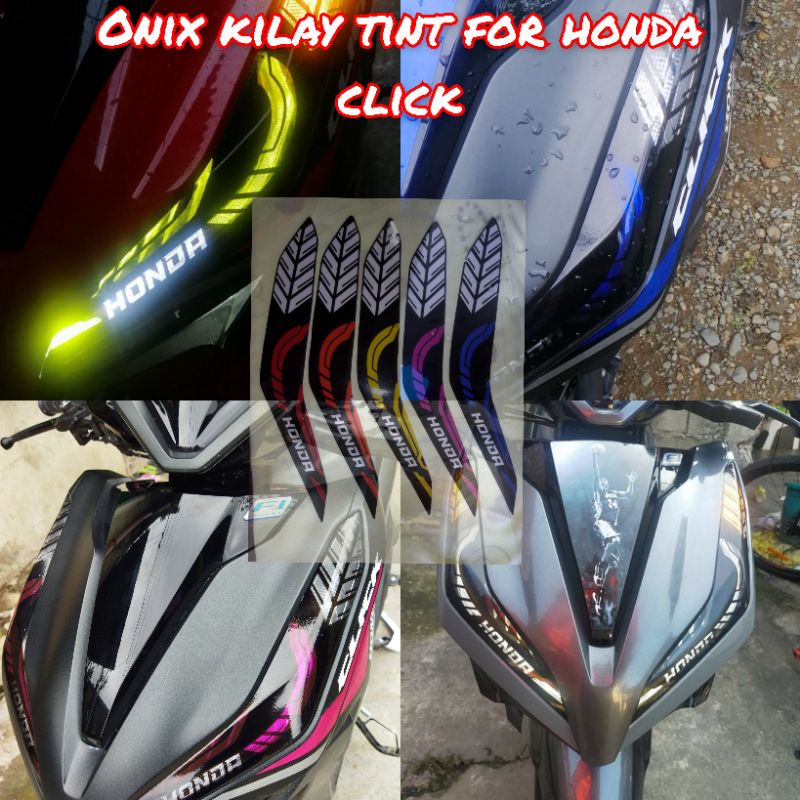 Kilay tint liquify / Onyx design for honda click 125i/150i v2 and V3/V4 ...