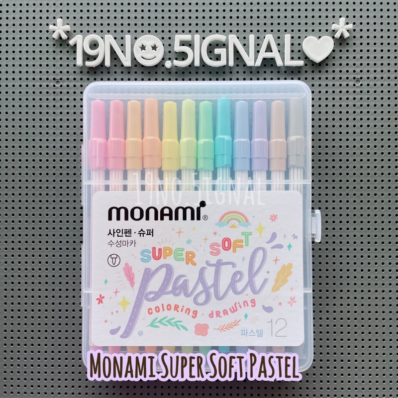 Monami Sign Pen Super Soft Pastel: Magic Color With Pastel Tones From ...