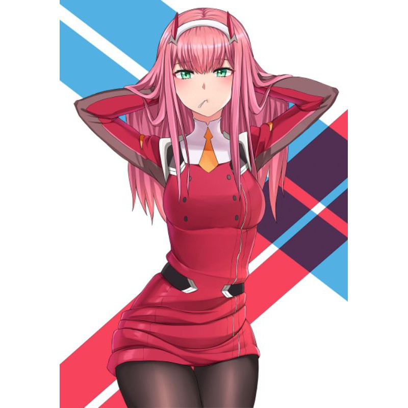 Zero two Poster / Darling in the Franxx Posters / Japanese Anime ...