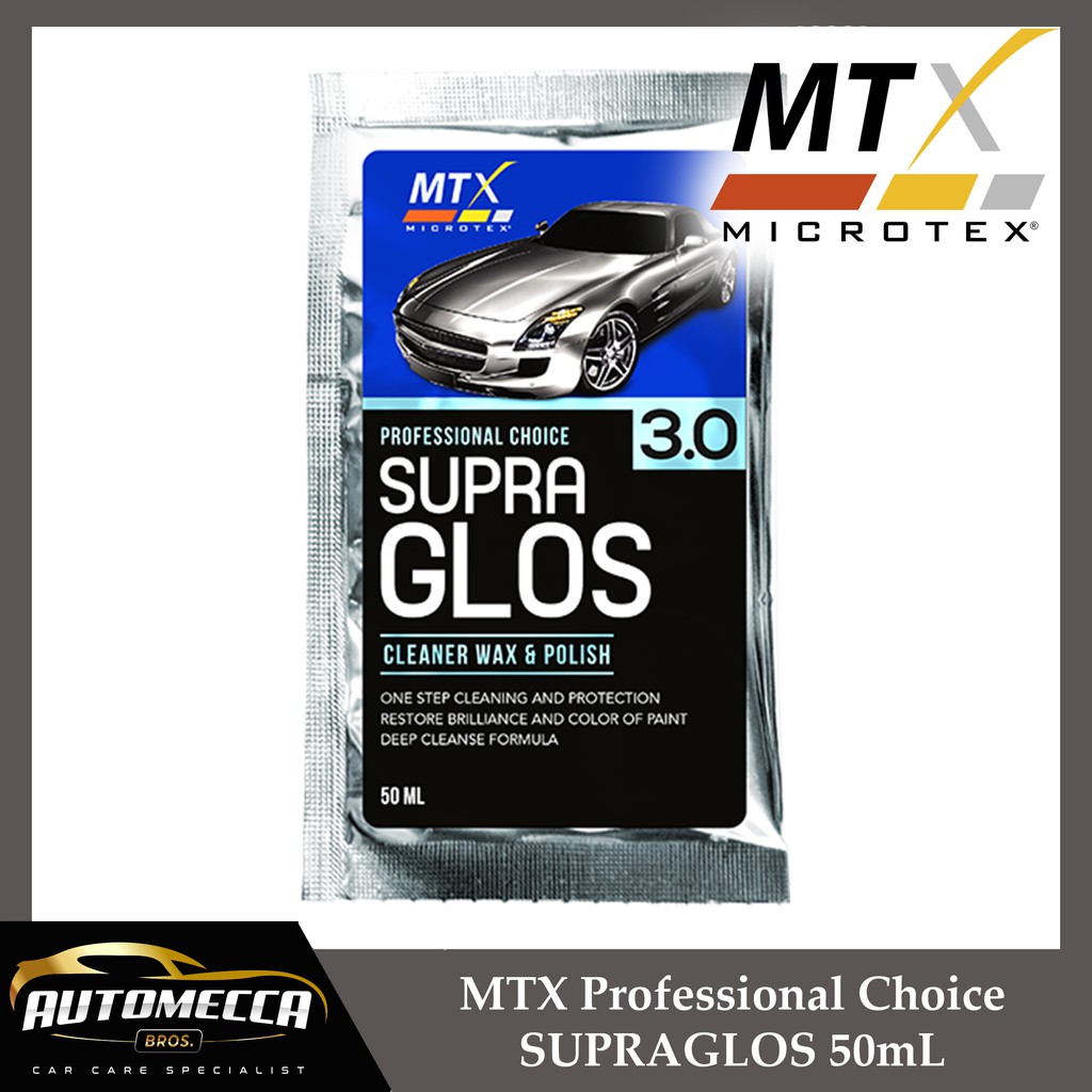 MTX Professional Choice SupraGLOS 50mL | Supra Cleaner Wax & Polish ...