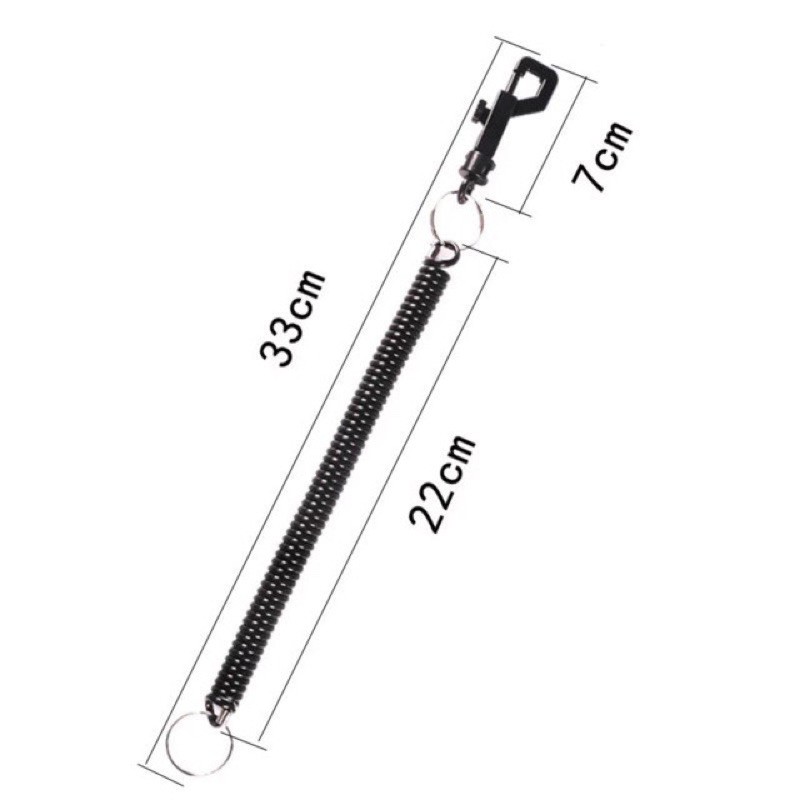 12pcs/pack plastic spring rope with lock | Shopee Philippines