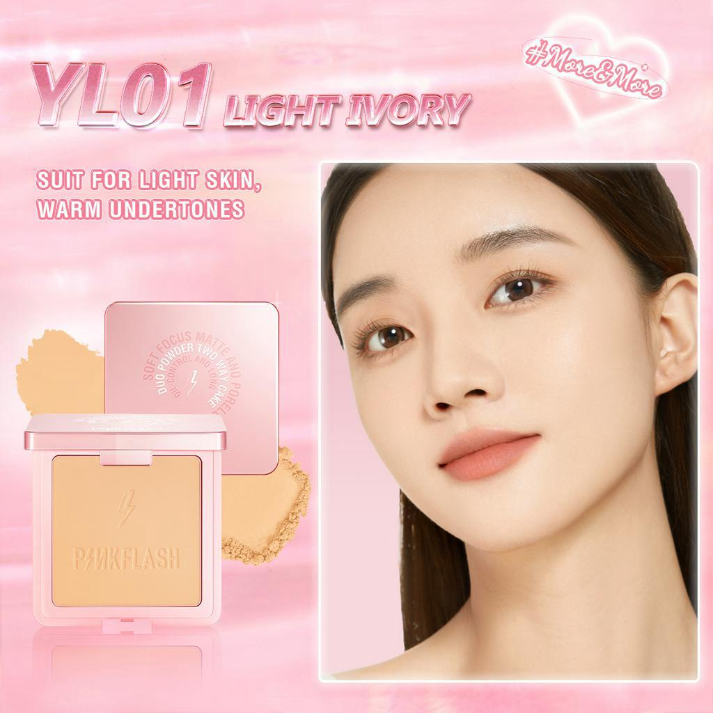 PINKFLASH 100% Concealer Powder Waterproof Powder Oil Control Matte ...