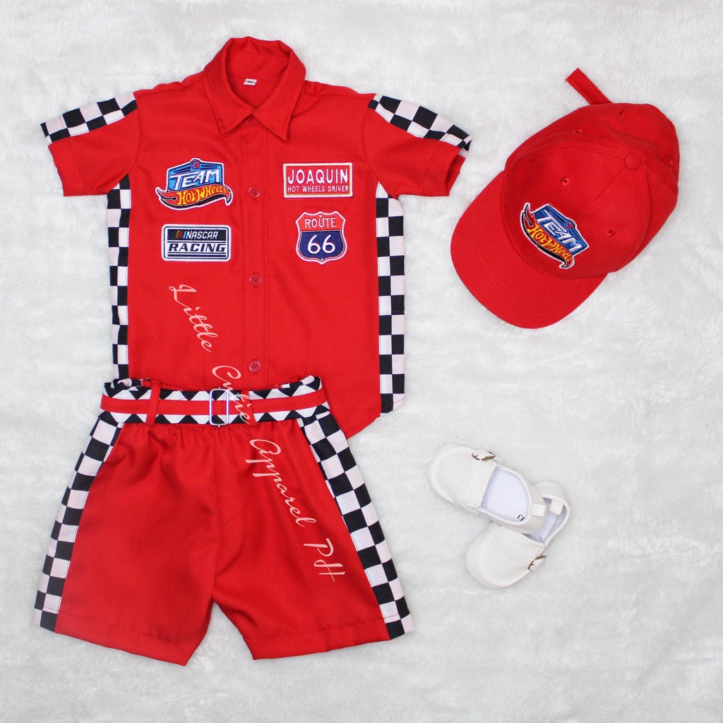 HOT WHEELS COSTUME FOR BOY (FREE NAME) | Shopee Philippines