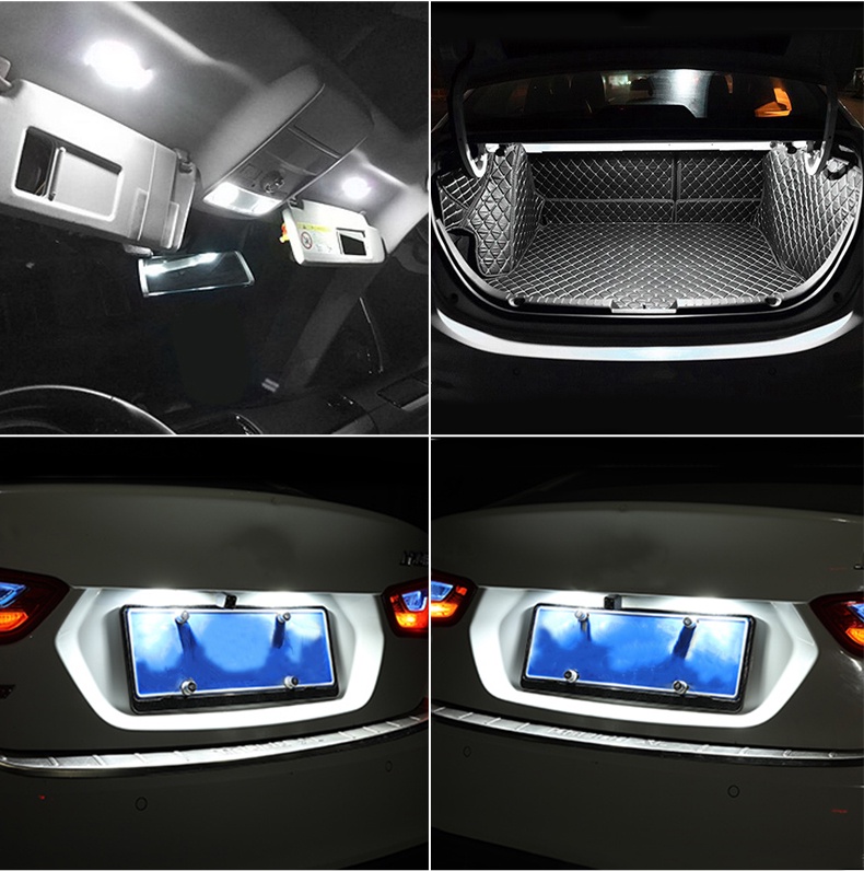 ((2PCS) Super Bright T10 LED Bulb 3030 6SMD Parking Light Car Width ...