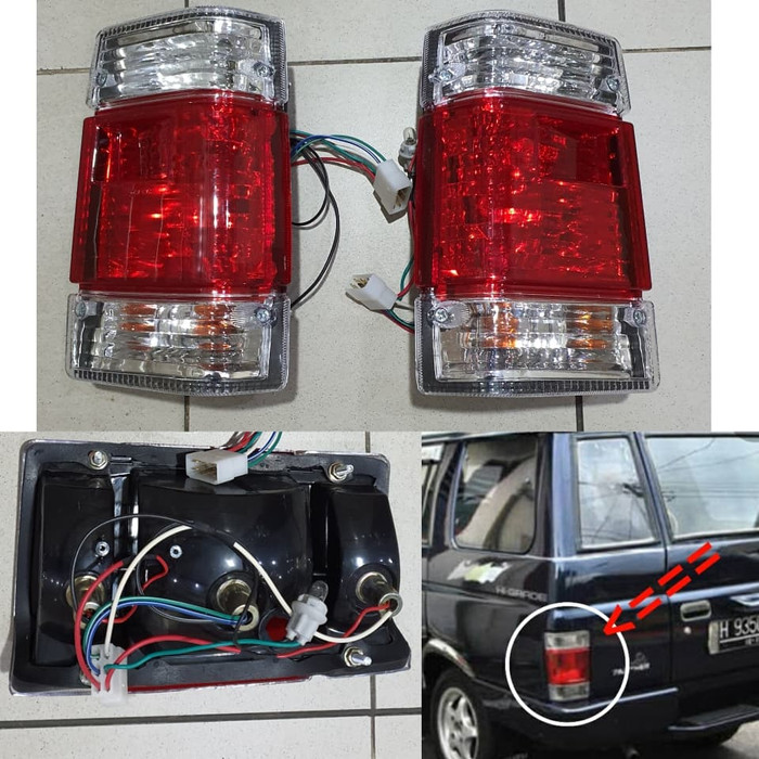 Old isuzu PANTHER rear brake stop light, royal crystal glass box ...