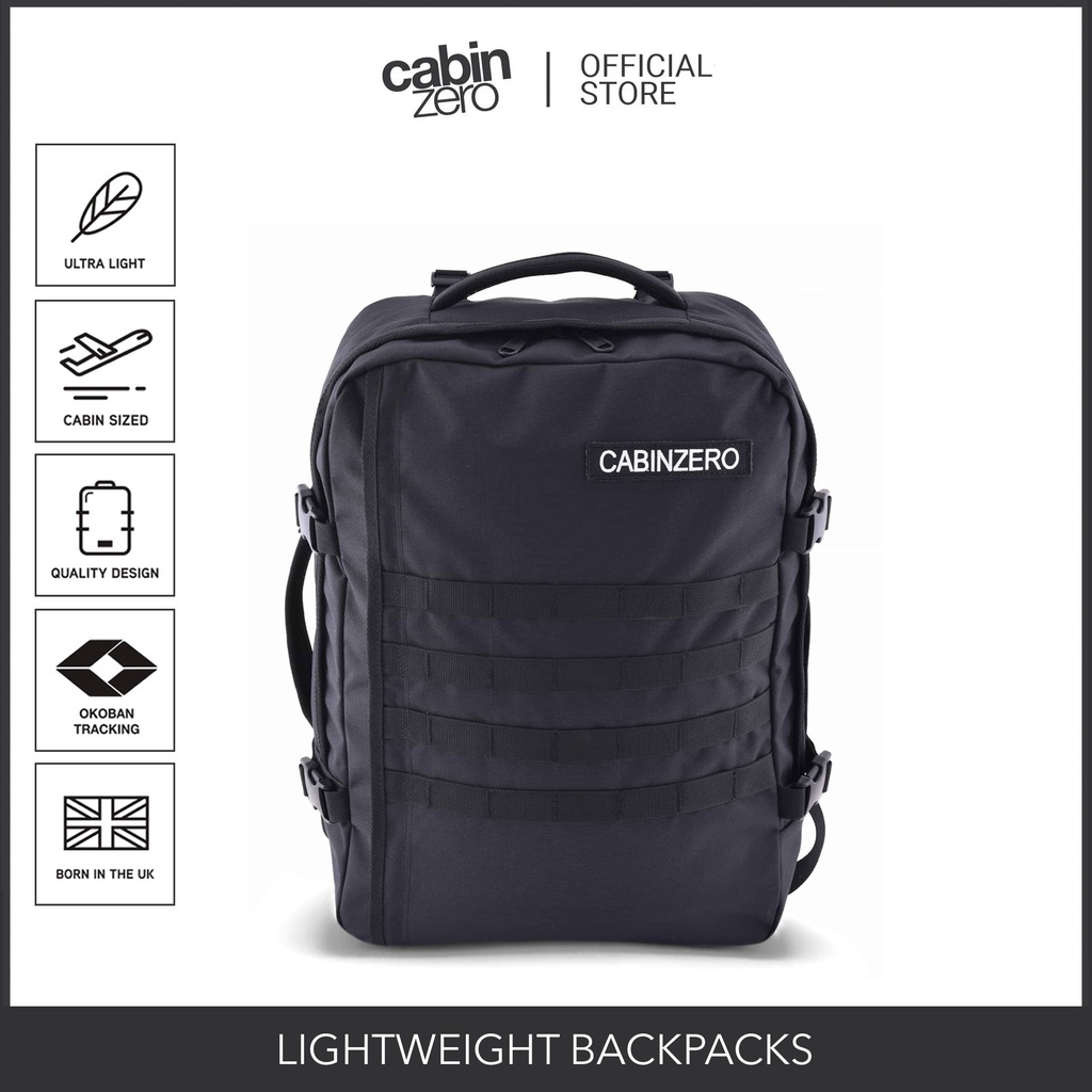 CabinZero Military 36L Hand Carry Luggage Travel Bag | Shopee Philippines