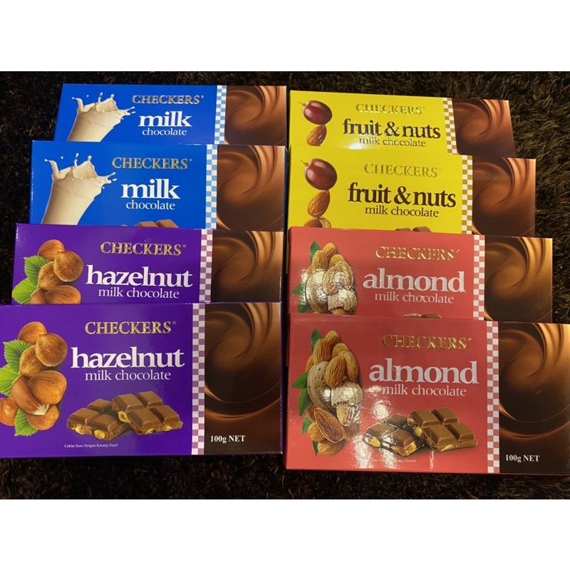 SALE‼️ ASSORTED Checkers Chocolate 100g | Shopee Philippines