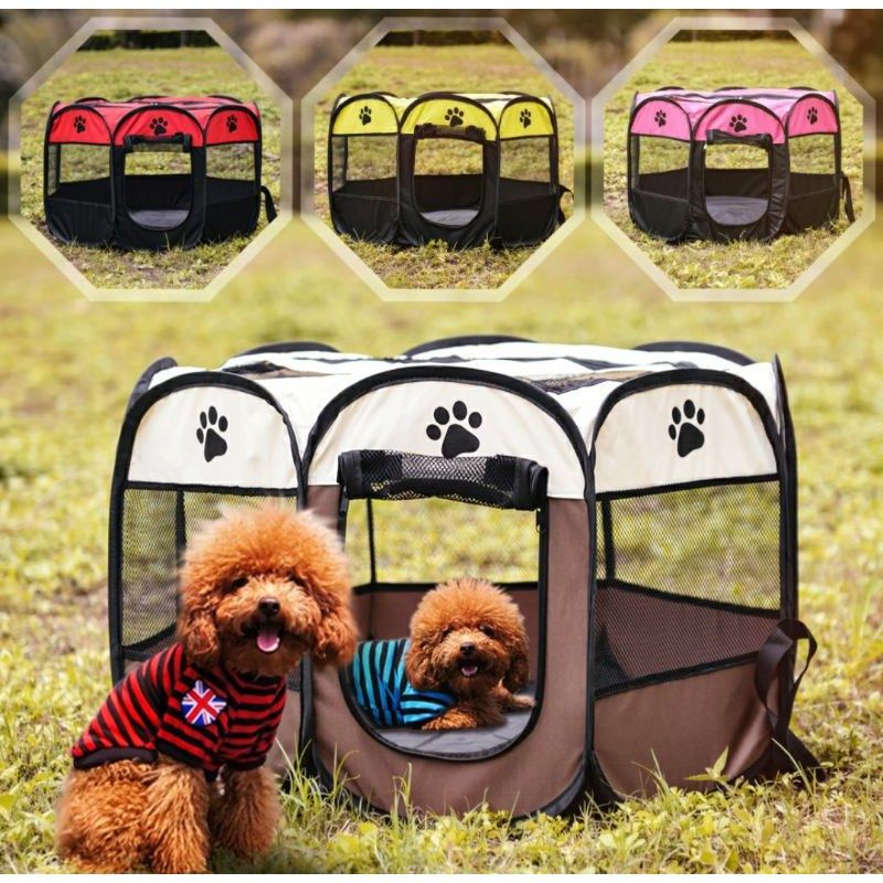 Fidoz factory Foldable Stall For Pets Dog Kennel Cat Easy To Carry ...
