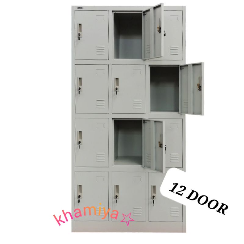 Metal Locker with keylock & padlock (Doors 2D,6D,9D,12D,15D,18D,24D,50D ...