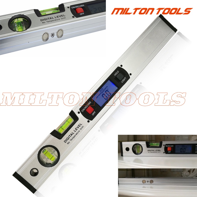 360 Degree 400mm Digital Angle Finder Level Spirit Level Upright ...