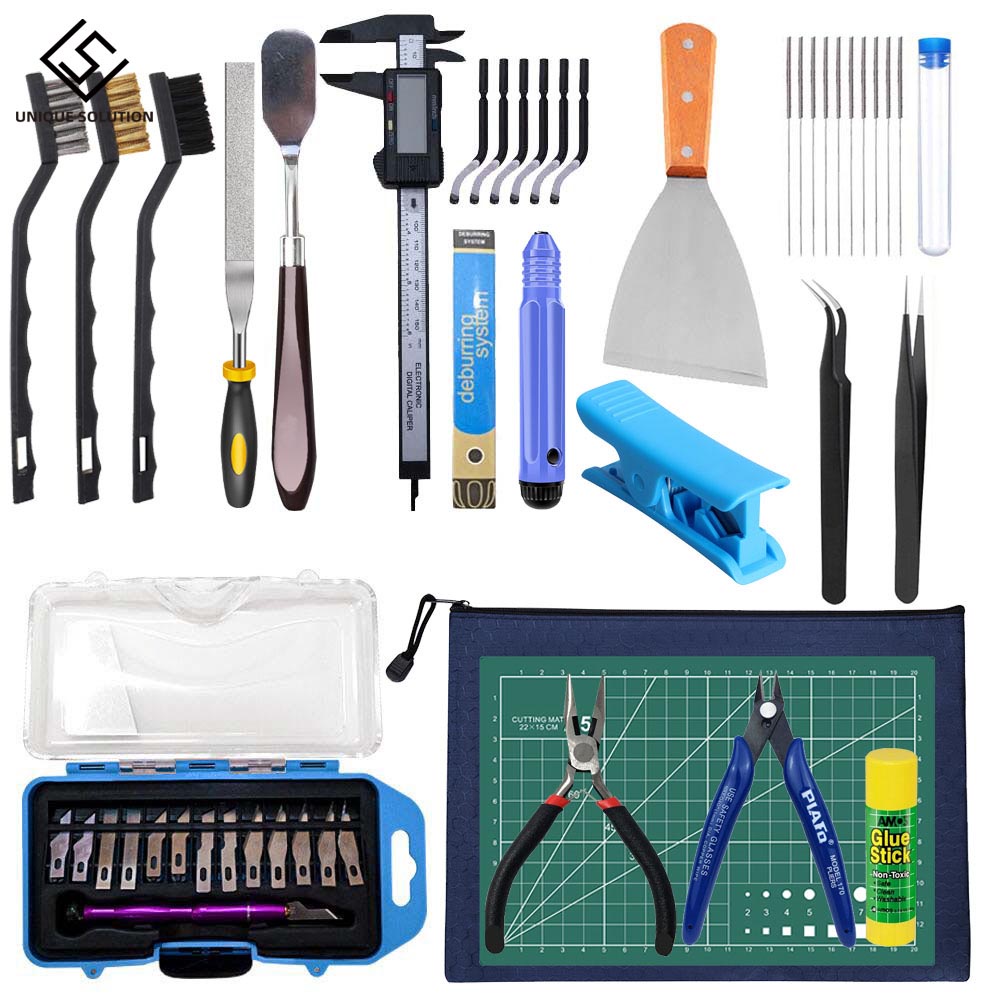 3D printer parts 3D Print Removal Tools kit complete 3D print finishing ...