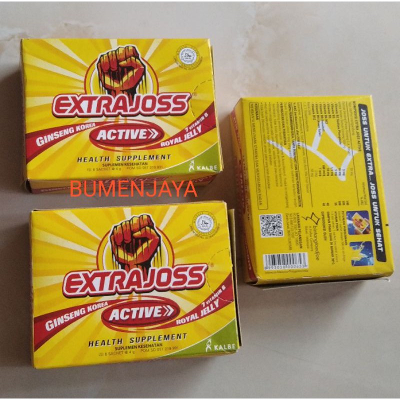 Extra joss active box contains 6 original extrajoss | Shopee Philippines