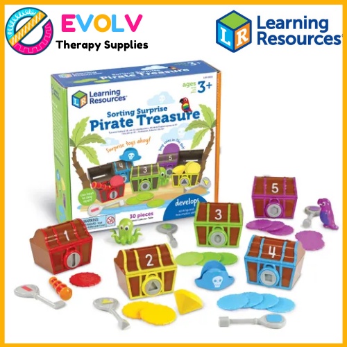 Sorting Surprise Pirate Treasure (Learning Resources US Brand) | Shopee ...