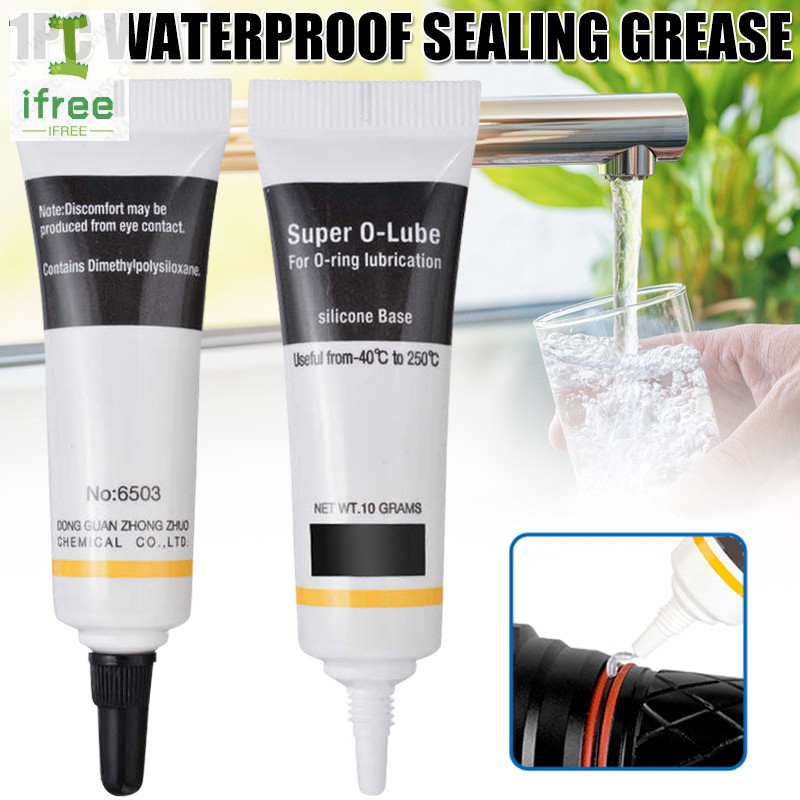 【COD】 Waterproof Food Grade Silicone Lubricant Grease for O Rings Ring Faucet Plumbers 10g ...