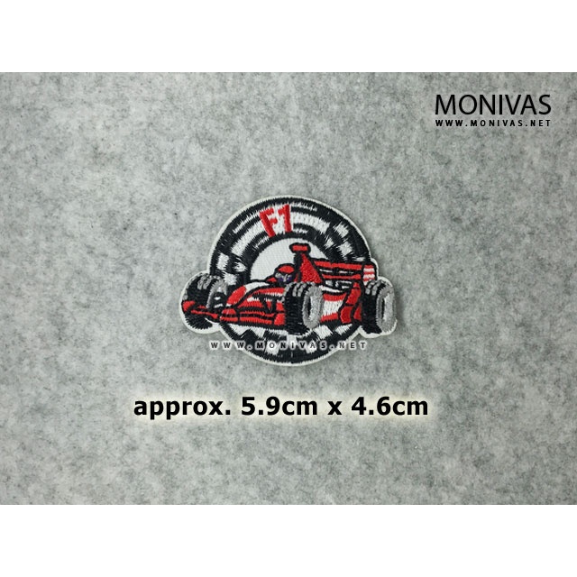 Formula 1 Kart Iron On Patch DIY Racing Car Embroidery Applique ...