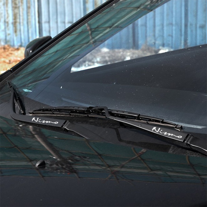 1Pair Customizable NISMO Front Rain Wiper Stickers Decal For Nissan ...