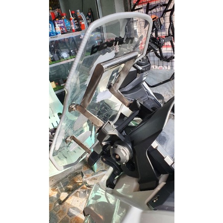 Windshield extension bracket for ADV 150/160, Adx 160 (stainless ...