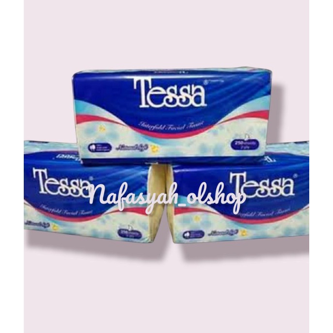 Tessa Facial tissue 250 sheets 2 ply | Shopee Philippines
