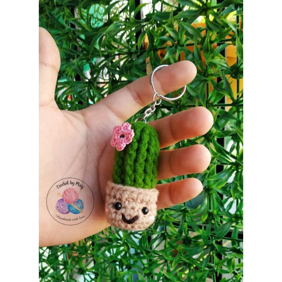 Cactus Crochet Keychain Amigurumi | Shopee Philippines