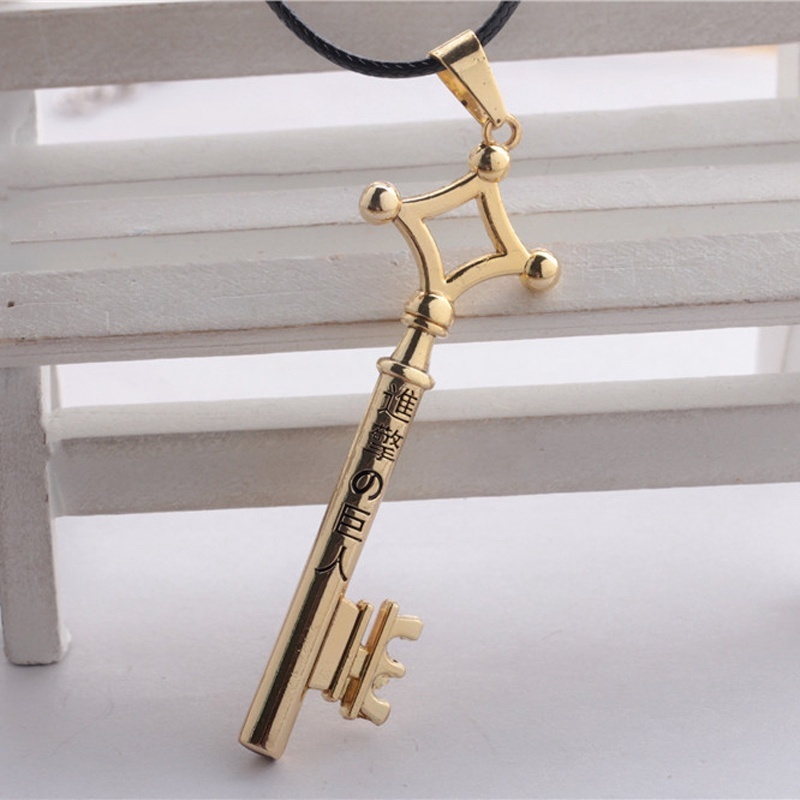 Anime Attack On Titan Eren Key Pendant Necklace Shingeki No Kyojin ...