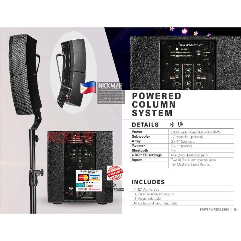 Powerwerks Power Array 2 Compact Sound System | Shopee Philippines