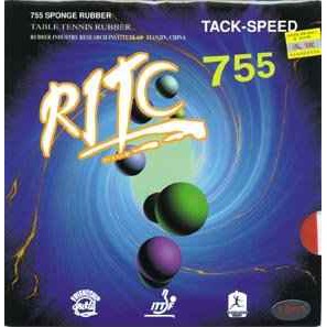 Authentic RITC 755 RED Long Pimples Out Tack Speed Table Tennis Rubber ...