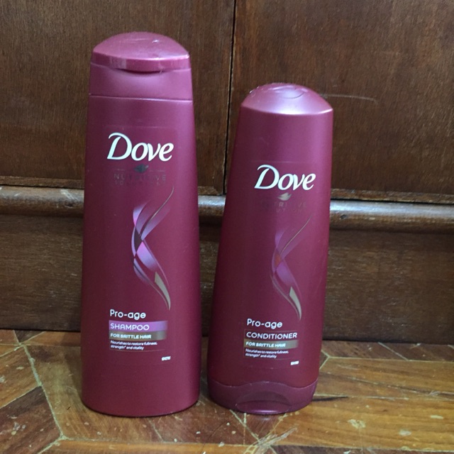 Dove Pro-age Shampoo and Conditioner SET | Shopee Philippines