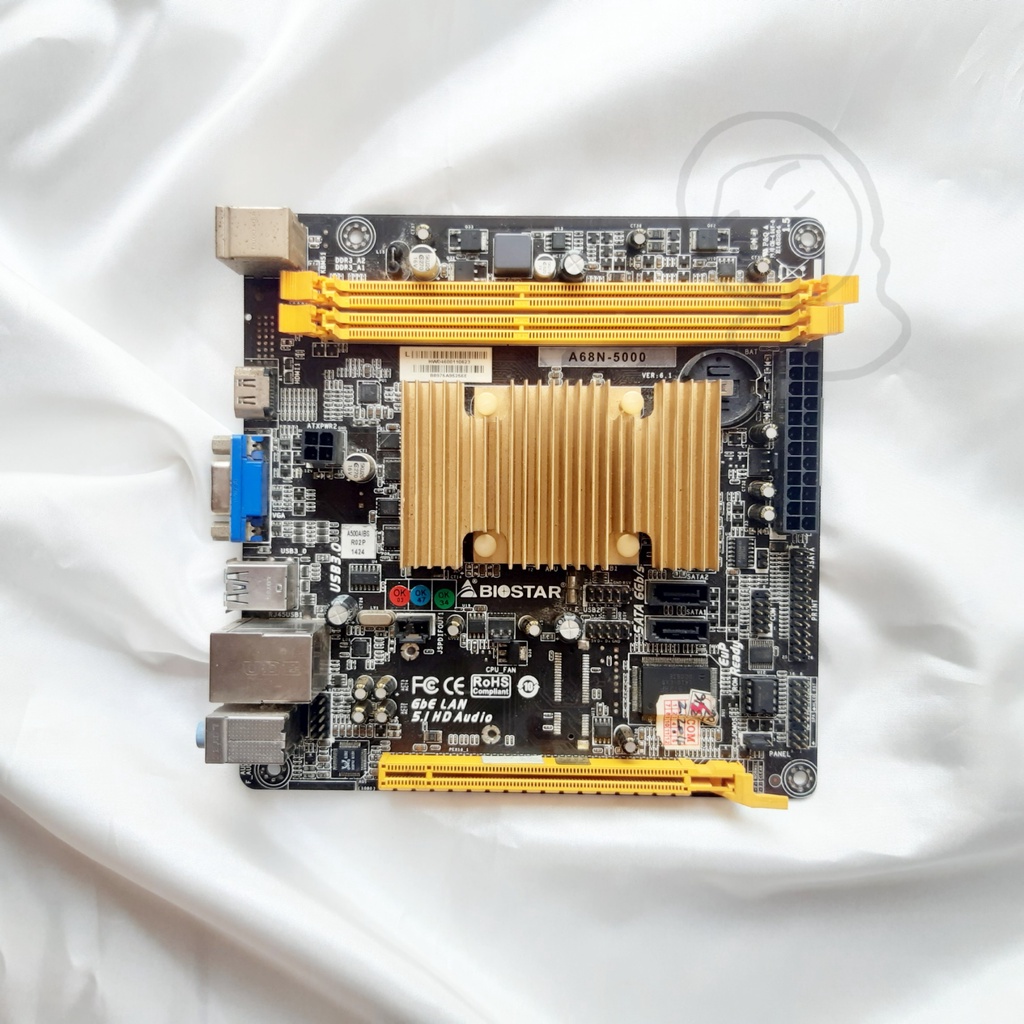 (Sold)Biostar A68n-5000 (Built-up CPU AMD APU APU Motherboard Quad Core ...