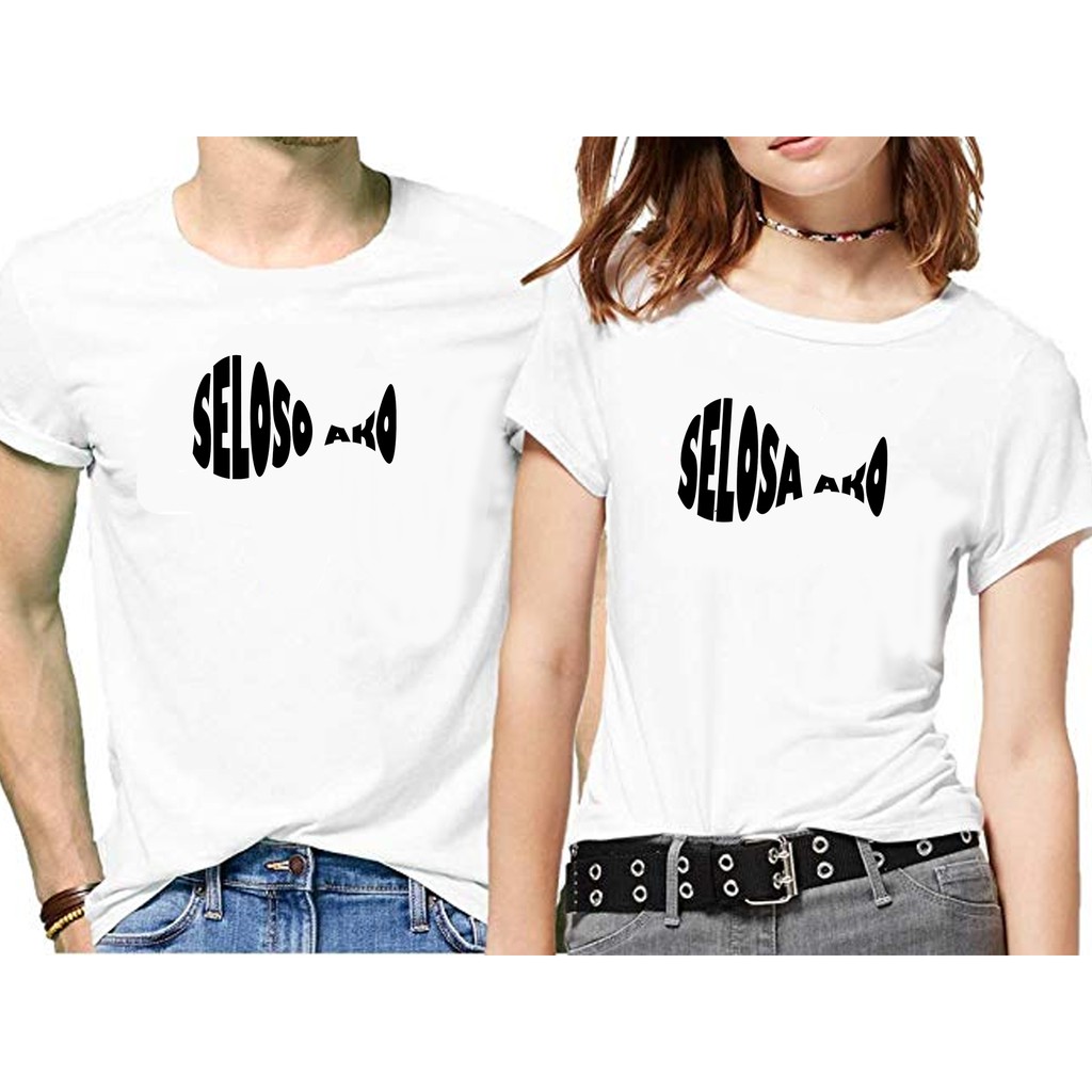 Seloso Ako + Selosa Ako Couple Shirt | Shopee Philippines