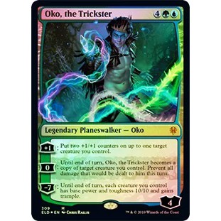 Magic the Gathering : Oko, The Trickster - ELD Mint - Mythic MTG ...