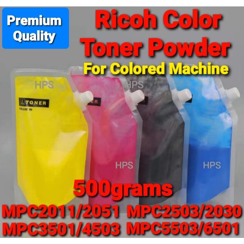 Universal Ricoh 500grams Color Toner Powder For Colored Copier Model ...