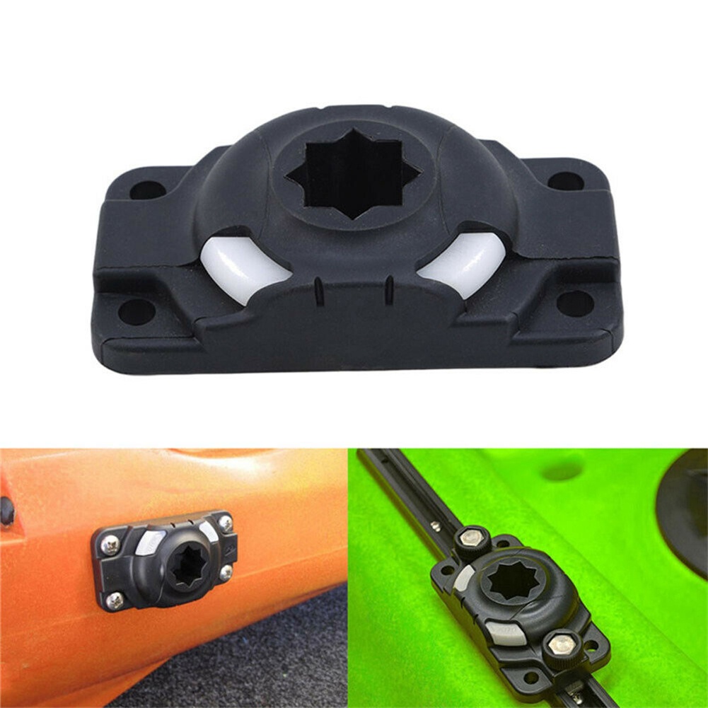 Inflatable Boat Kayak Rod Holder Mount Base With Screws Boat Canoe ...
