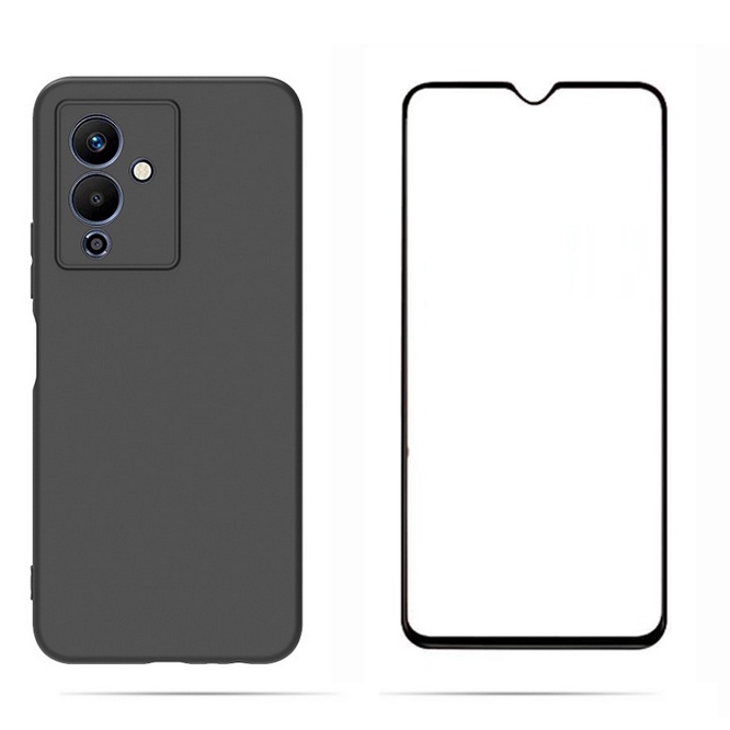 Infinix Note 12 Pro 5G X671B Case Black Matte Soft TPU Silicone ...