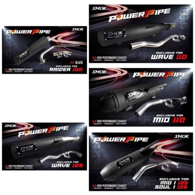 SMOK PIPE MADE IN THAILAND (SPORTY,M3,WAVE 110,WAVE 125,RAIDER 150 ...