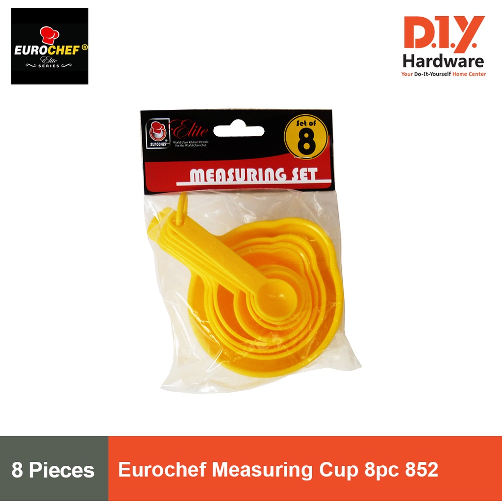 Eurochef Measuring Cup 8 Pieces 852 | Shopee Philippines