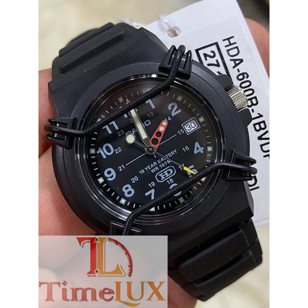 CASIO MEN'S RUBBER HDA 600B 1B | Shopee Philippines
