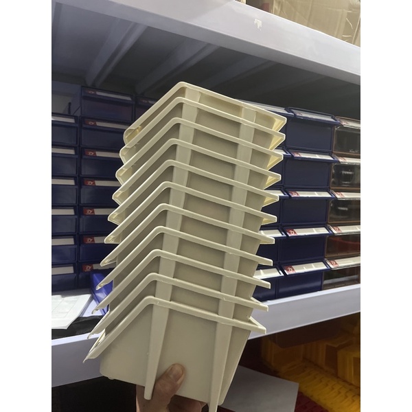 50 PCS - Small Size Stackable Bins SOLD BY BUNDLE | Shopee Philippines
