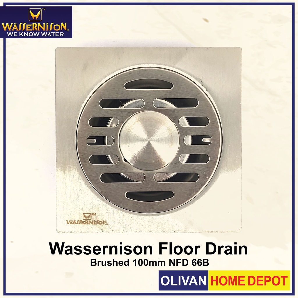 WASSERNISON Floor Drain 100mm Brushed NFD 66B | Shopee Philippines