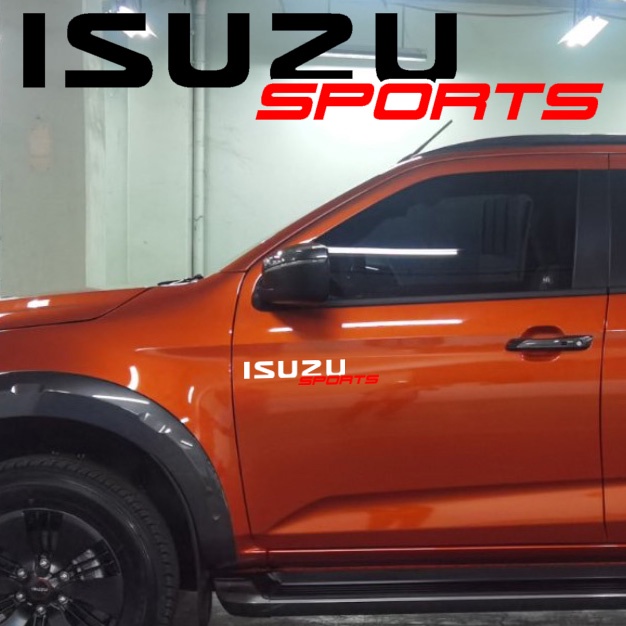 2X Isuzu Sports Sticker for DMAX MUX Kabila-an | Cut-out | Shopee ...