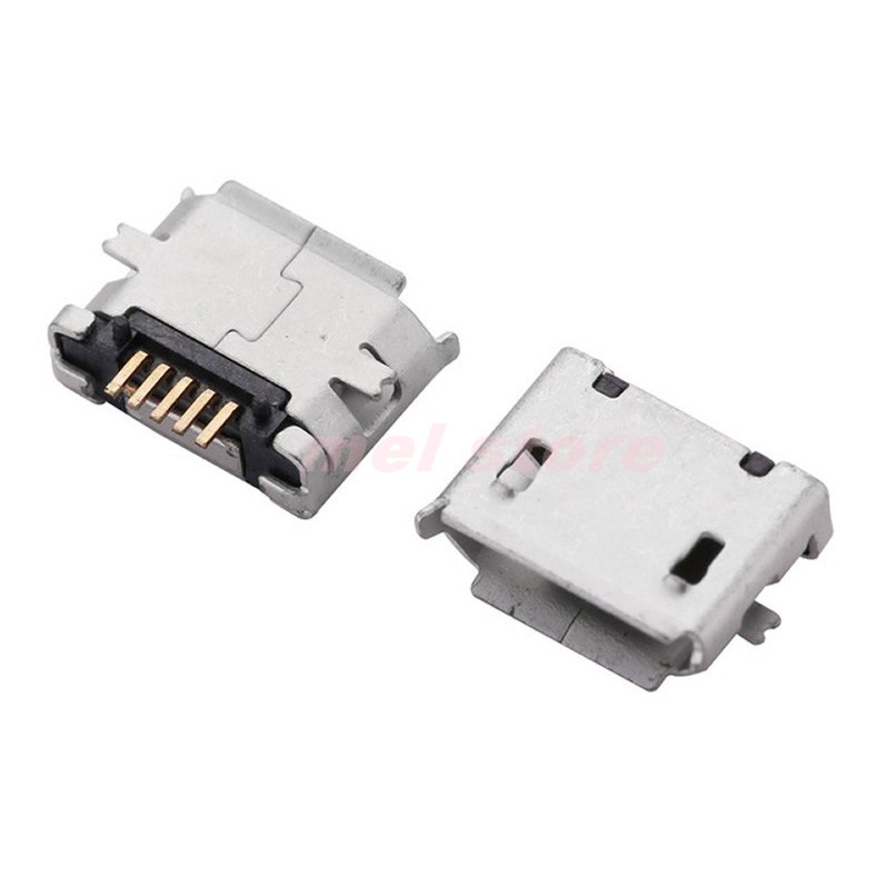 Micro USB Socket Type B Female 5Pin SMT PCB Board Long Legs | Shopee ...