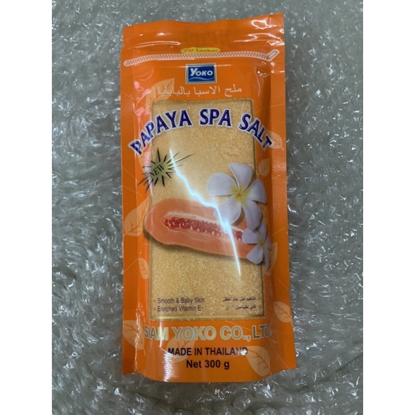 Yoko Papaya Spa Salt 300g | Shopee Philippines