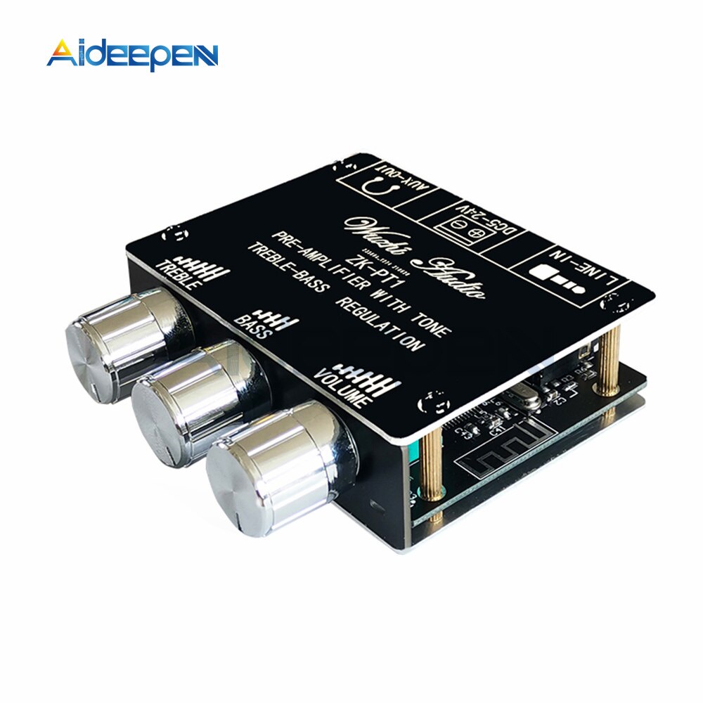 PT1 Bluetooth 5.0 Decoder Board Audio Receiver Decoder Stereo Tone ...