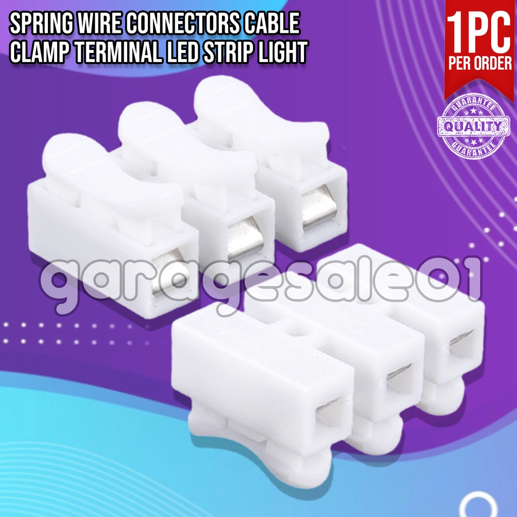 ⚡Spring Wire Connectors Cable Clamp Terminal LED Strip Light⚡ | Shopee ...